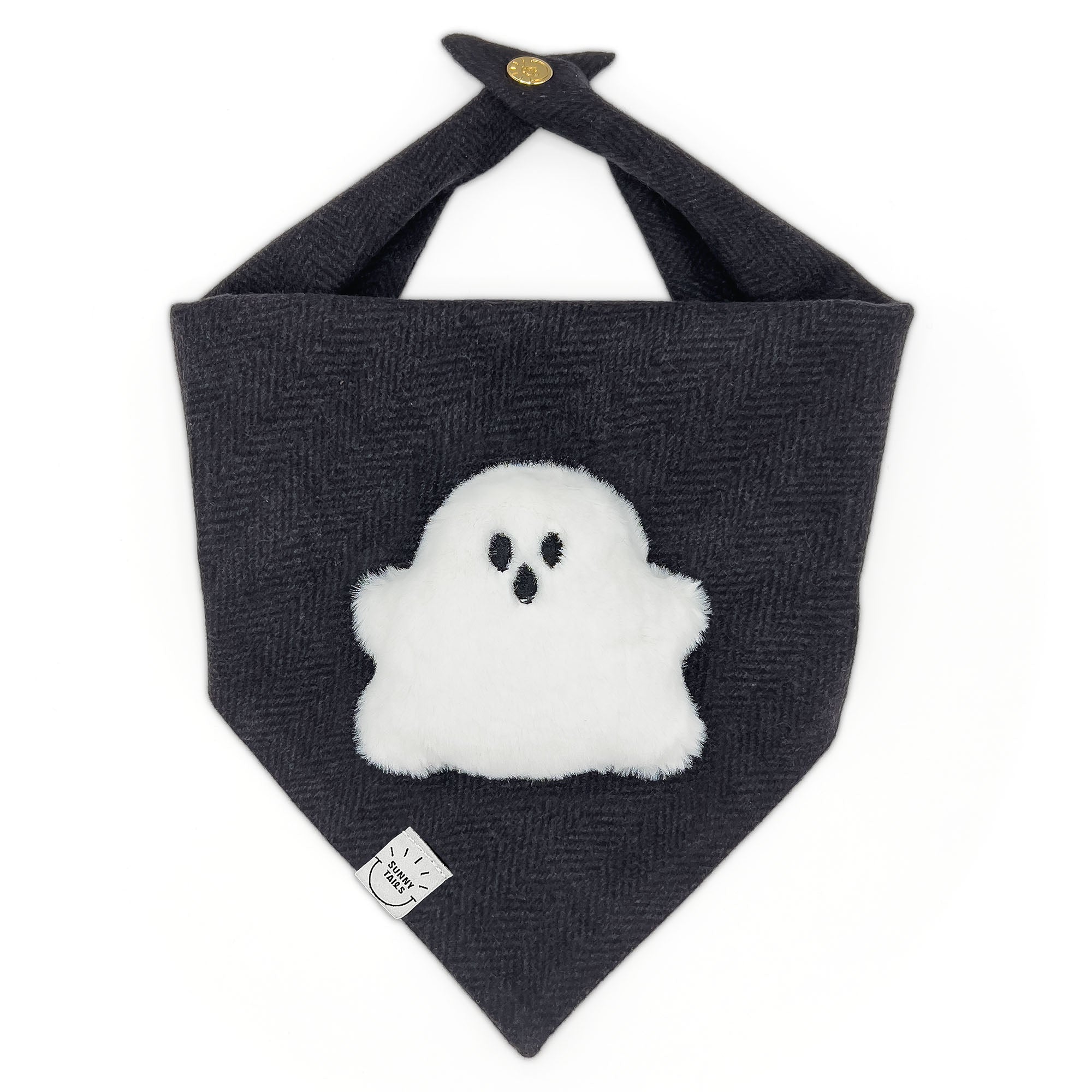 Boo! Ghost Dog Bandana | Halloween Dog Bandana | Shop Sunny Tails