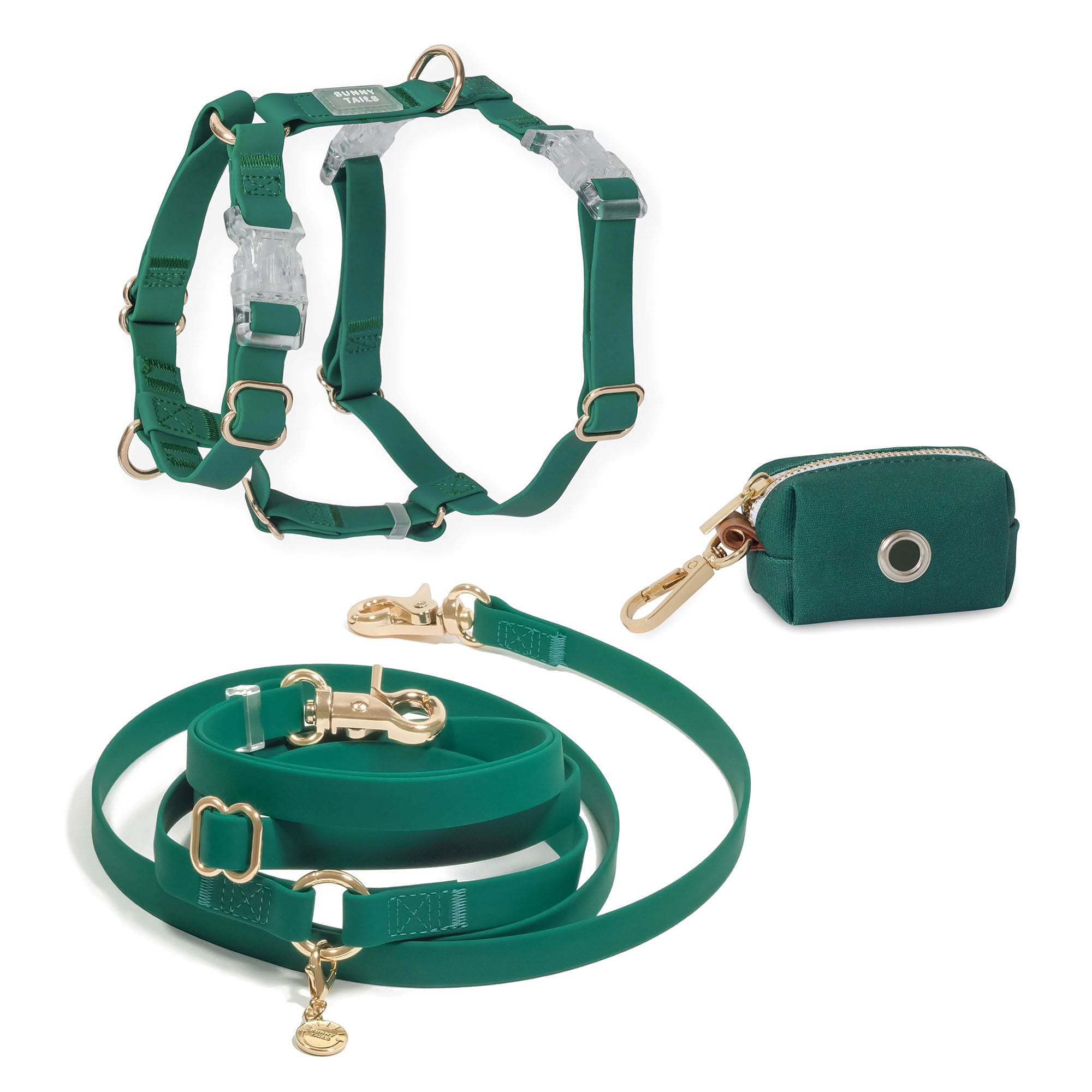 Meadow Green Cloud Lite Dog Harness Bundle – Shop Sunny Tails