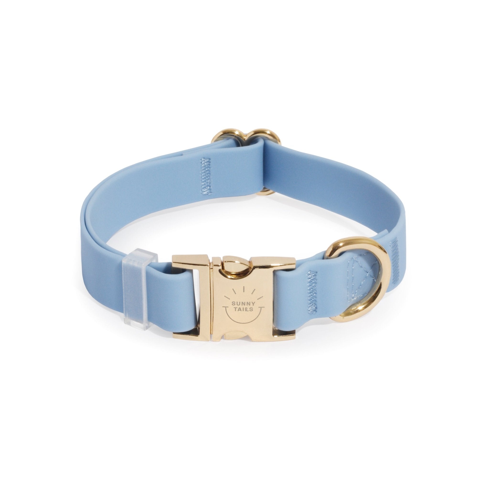 Light Blue Waterproof Dog Collar | Malibu Blue Quick Release Collar ...