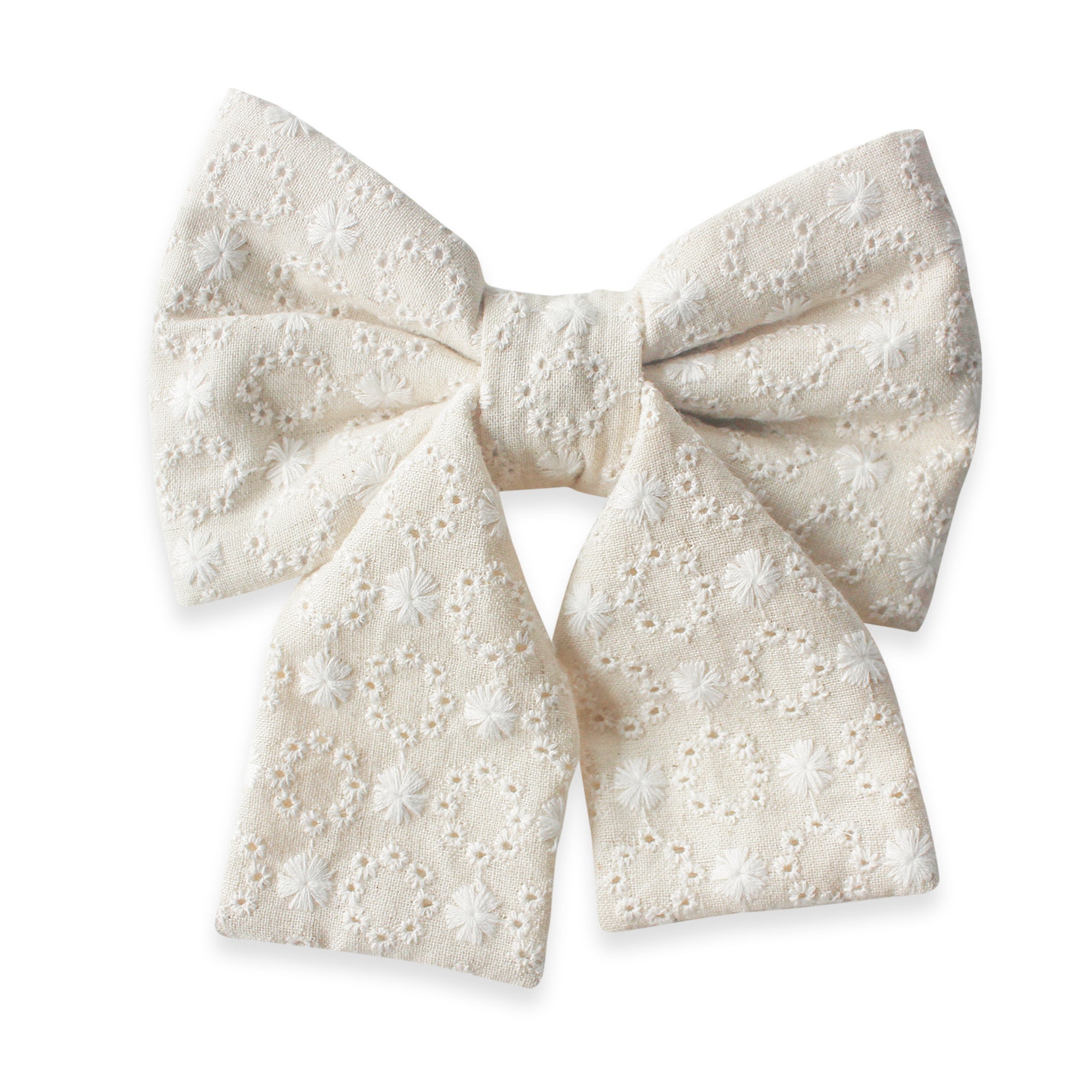 Eyelet Daisies Dog Sailor Bow | Spring Dog Sailor Bow | Shop Sunny Tails