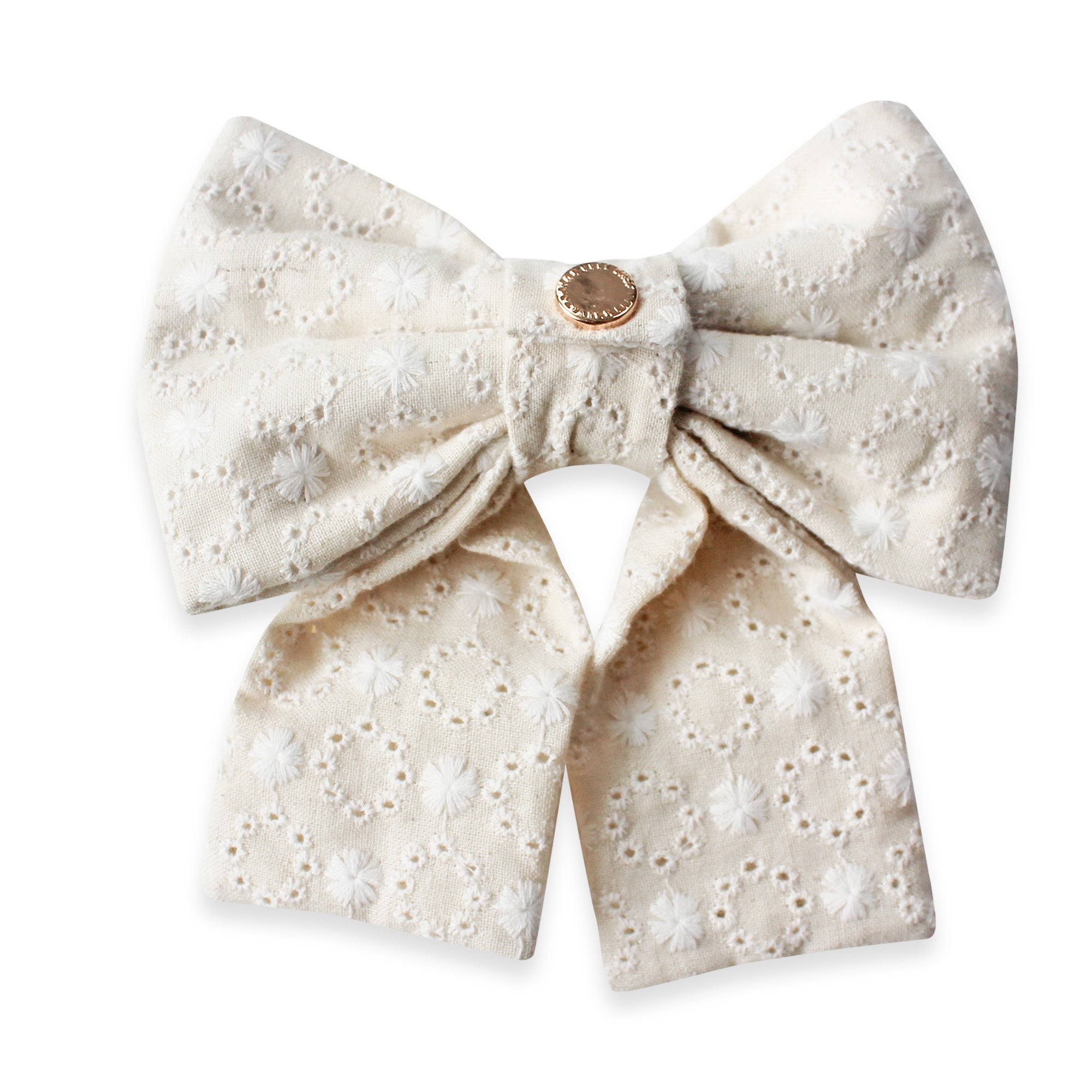 Eyelet Daisies Dog Sailor Bow | Spring Dog Sailor Bow | Shop Sunny Tails