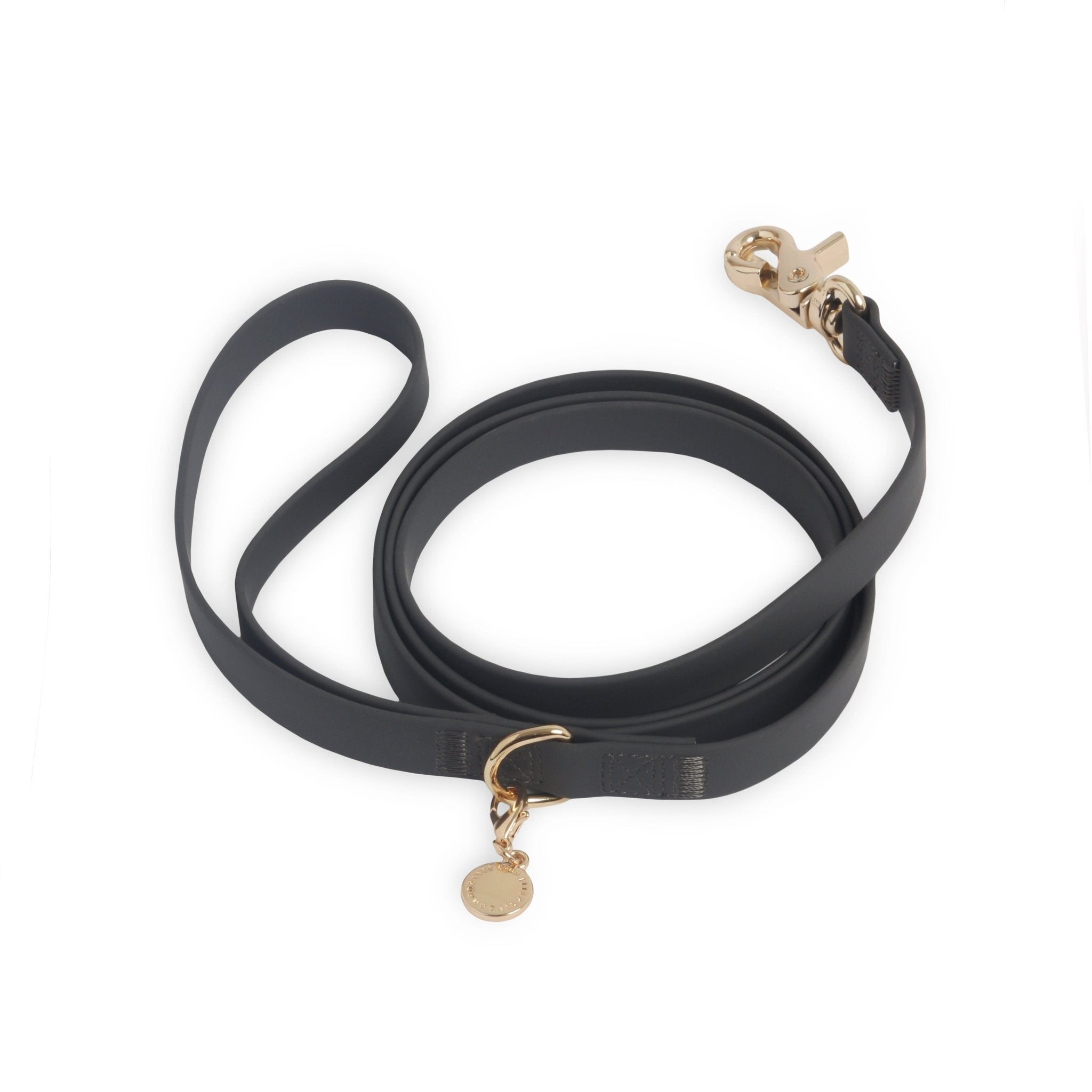 Ember Black Waterproof Cloud Dog Leash | Lightweight PVC Leash | Odor ...