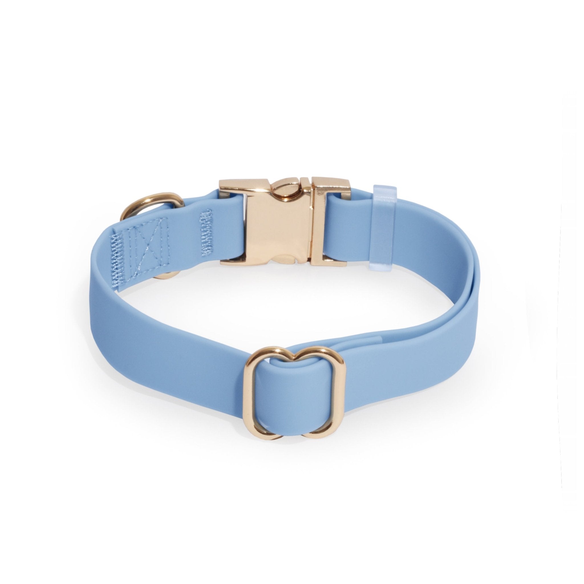 Light Blue Waterproof Dog Collar | Malibu Blue Quick Release Collar ...