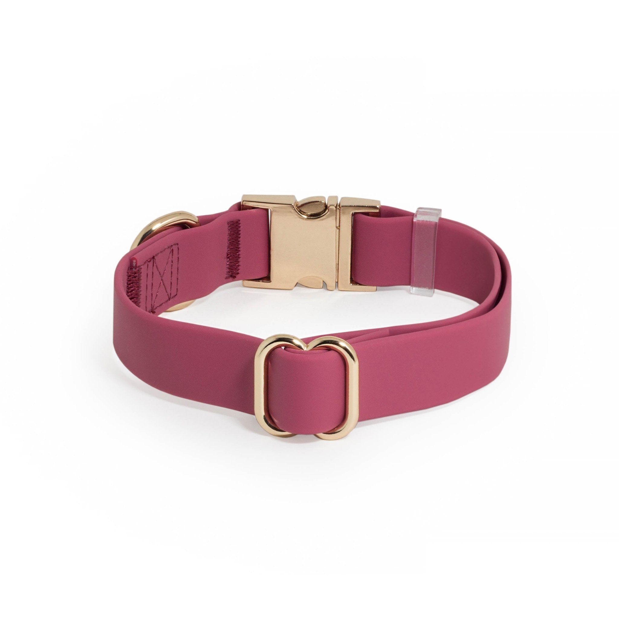 Mulberry Burgundy Waterproof Dog Collar | Maroon Dog Collar | Available ...